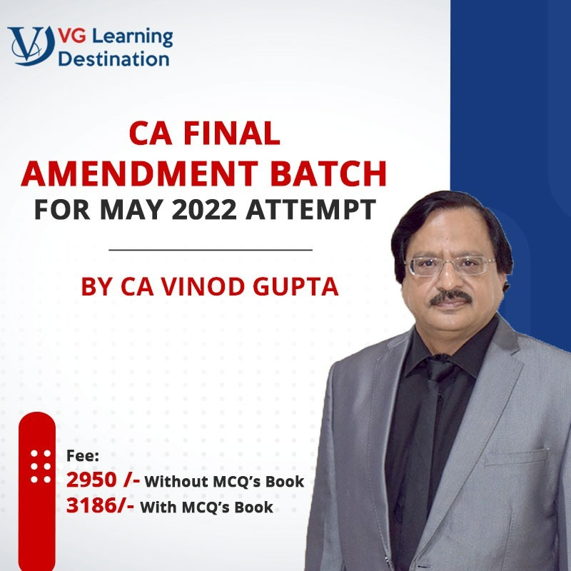 CA Final Direct Tax Classes by CA Vinod Gupta(VG Sir) | VGLD